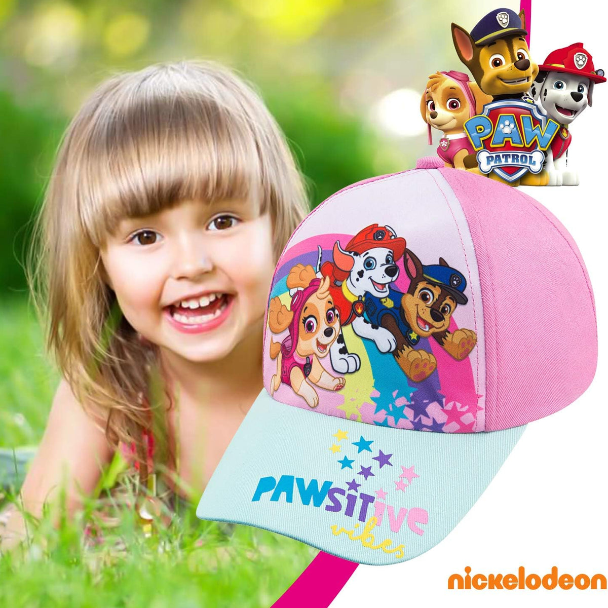 Toddler Girls Paw Patrol Baseball Cap - Ages 2-4 – Pattan Australia