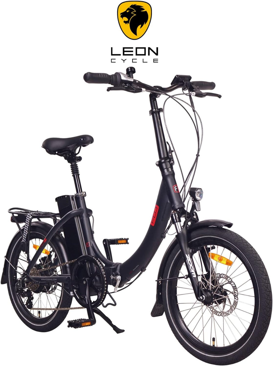 F1 Folding Electric Bike, 250W E-Bike, 36V 13Ah 468Wh Battery (20, Bla ...
