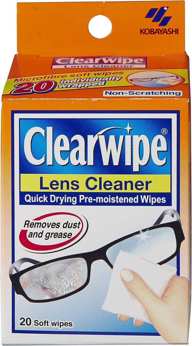 Lens Cleaner 20 Wipes, 20 Count – Pattan Australia