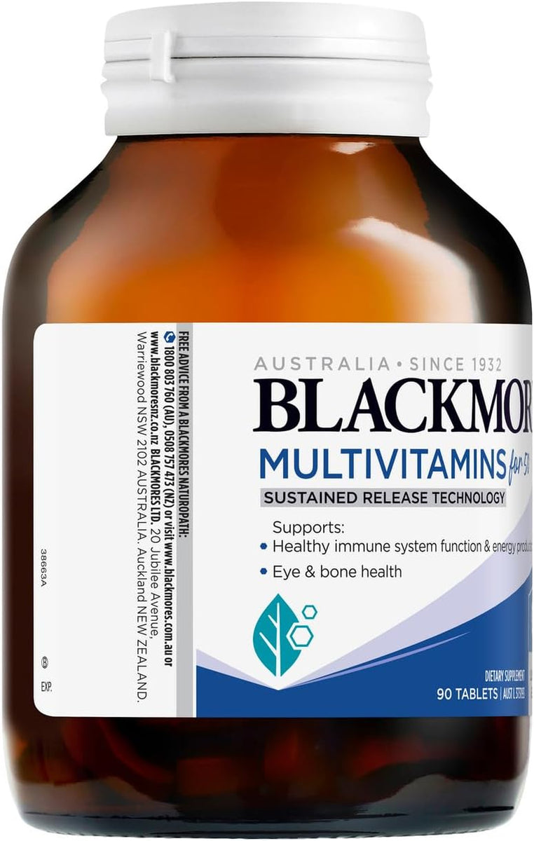 Multivitamin for 50+ Sustained Release 90 Tablets – Pattan Australia