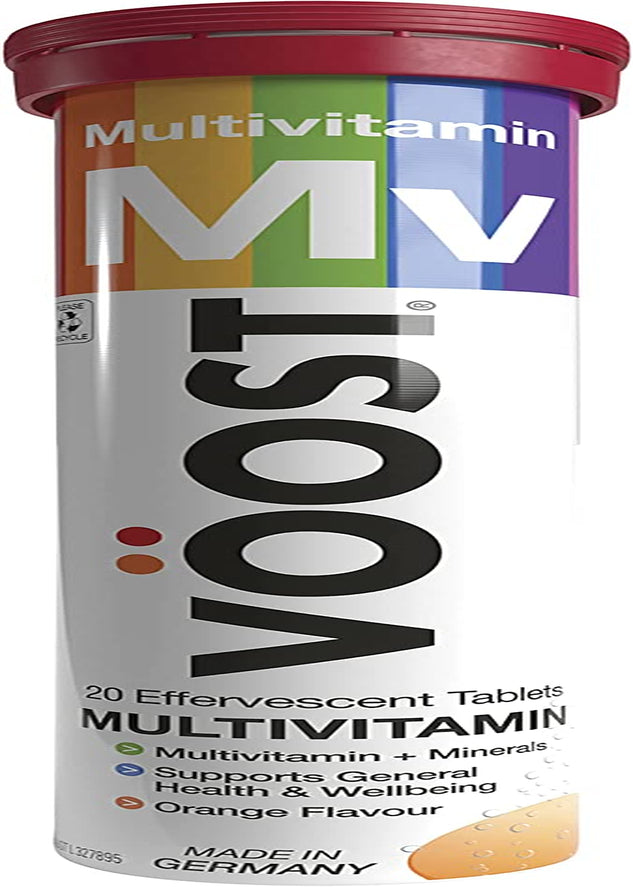 VÖOST Multivitamin Orange Effervescent Tablets 20 Pack – Pattan Australia