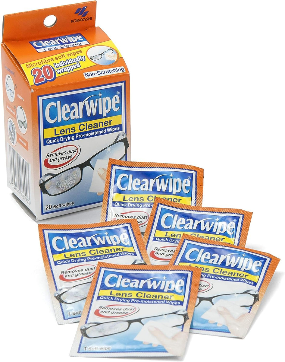 Lens Cleaner 20 Wipes, 20 Count – Pattan Australia