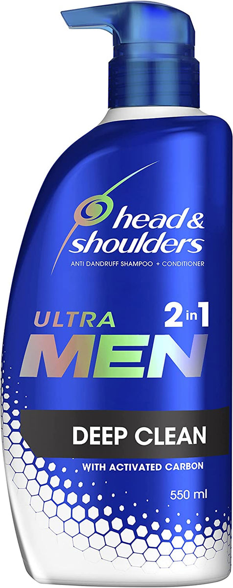 Ultra Men Deep Clean, Mens 2 In1 anti Dandruff Shampoo and Conditioner ...