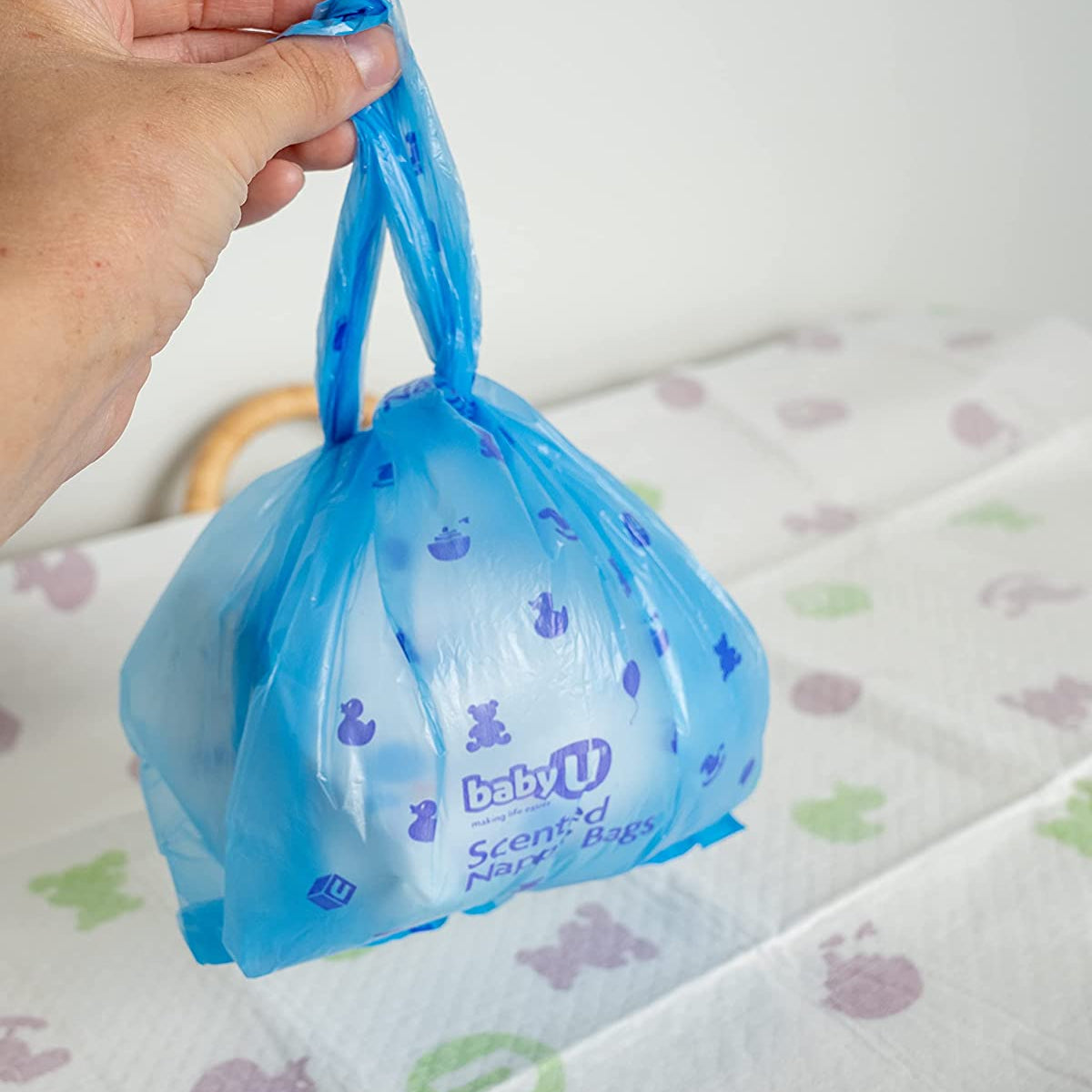 Babyu Scented Nappy Bags, 200 Count - Pattan Australia