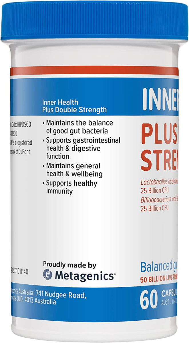 Inner Health plus Double Strength 60 Capsules - Pattan Australia