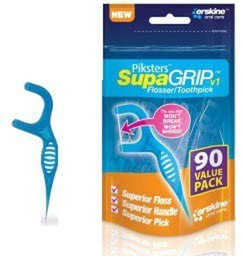 Pikster Supagrip Flosser 90 Pieces Pack - Pattan Australia